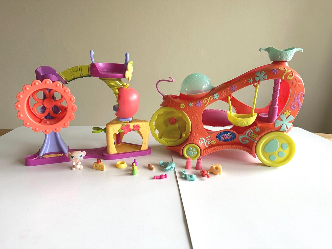 LPS Car With Hamster Wheel. Powered Cruiser Car. With LPS Mouse and ...