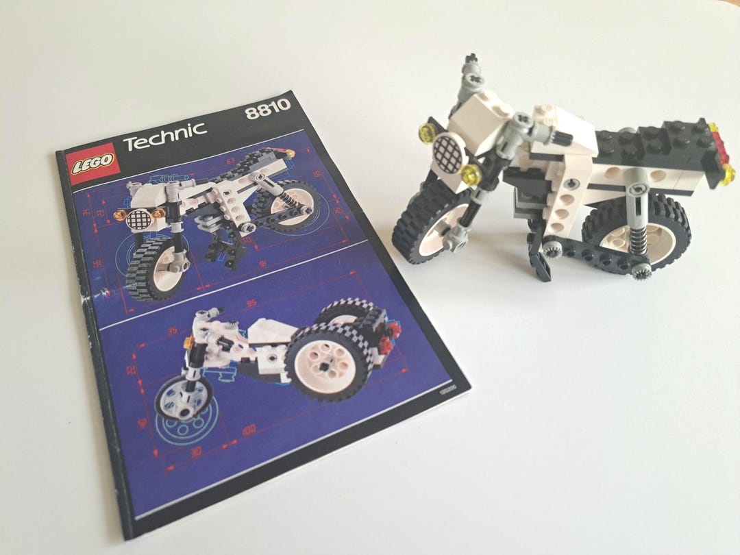 8810 LEGO Technic Cafe Racer 1991, Complete With Manual, Engine Without ...