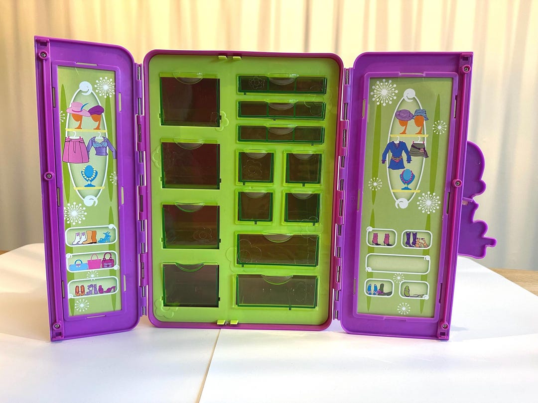 Polly Pocket Suitcase, Cruisin Closet, Cupboard, Storage - Etsy