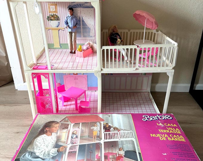 Barbie House 1988 Casa Dreamhouse With Original Box and Manual! Vintage ...
