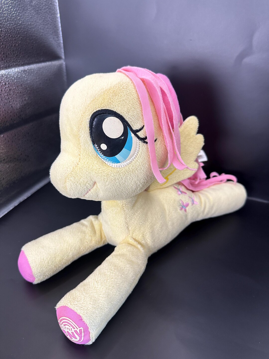 My Little Pony Fluttershy Plush Stuffed Animal. Lying Pony. With ...