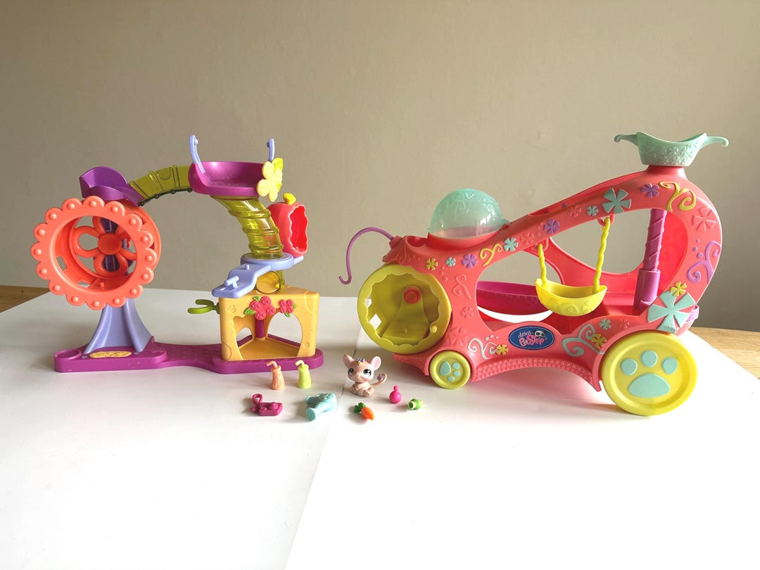 LPS Car With Hamster Wheel. Powered Cruiser Car. With LPS Mouse and ...
