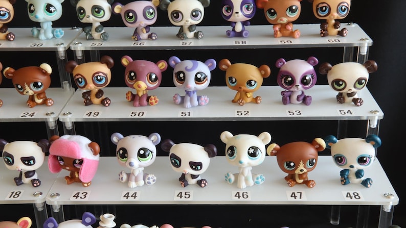 Littlest Pet Shop Bears, Pandas, Original Authentic Hasbro Vintage ...