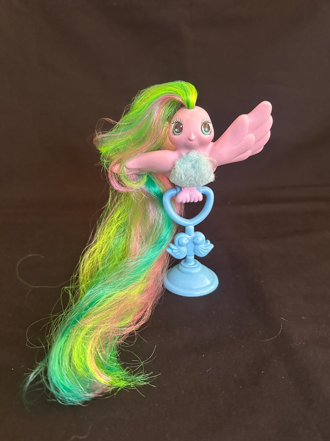1987 Fairy Tails Fuzzy Tummies Snuggle Tails HASBRO Bird My Little Pony ...