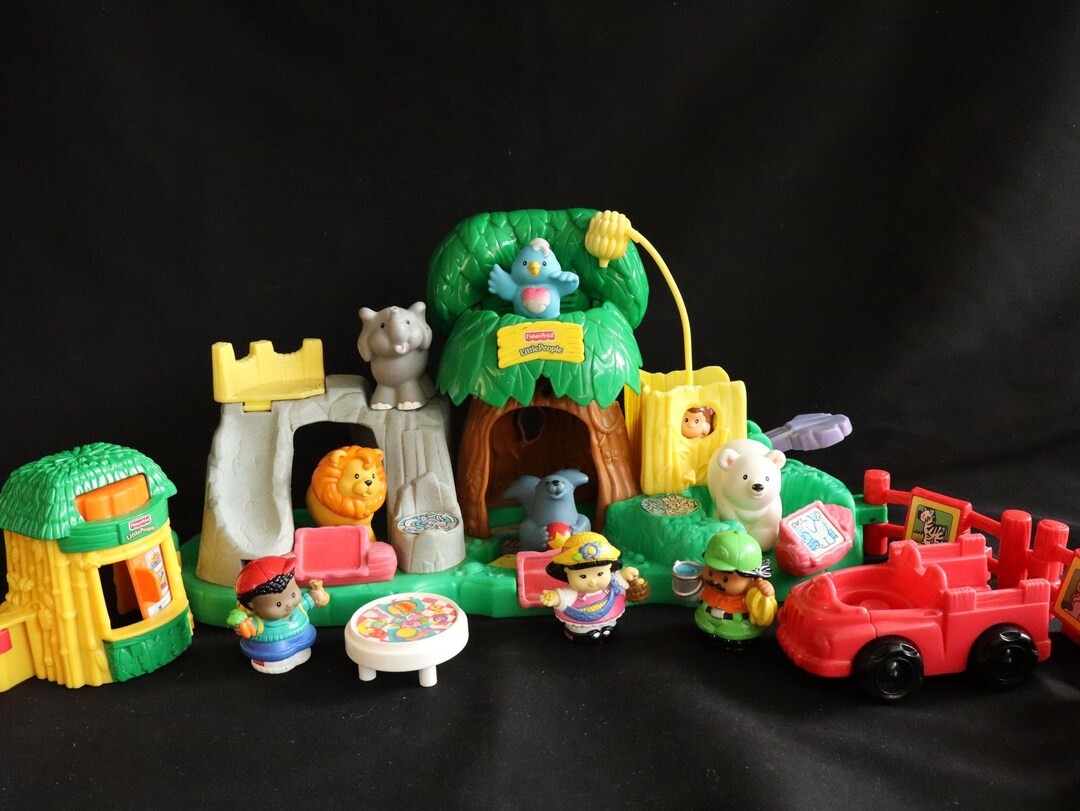 Fisher-price Little People Large Animal Zoo Playhouse With Lots of ...