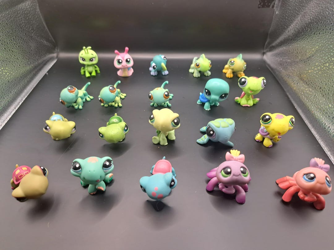 LPS Reptiles, Salamander, Turtle, Frog Littlest Pet Shop, Original Lots ...