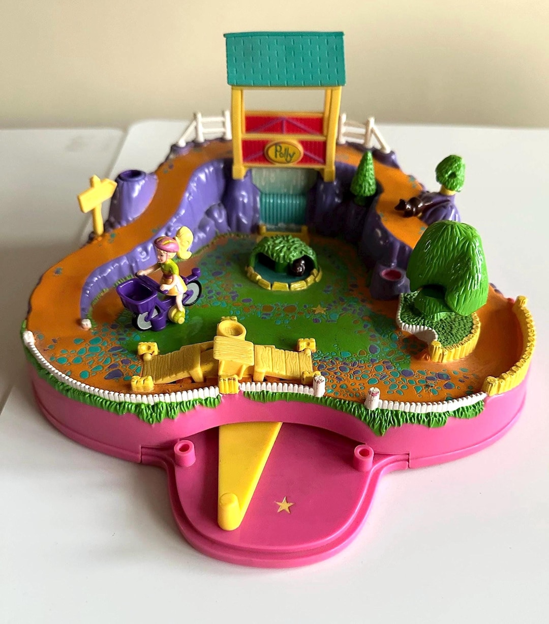 Polly Pocket Action Park Cycling Magical Moving Vintage - Etsy