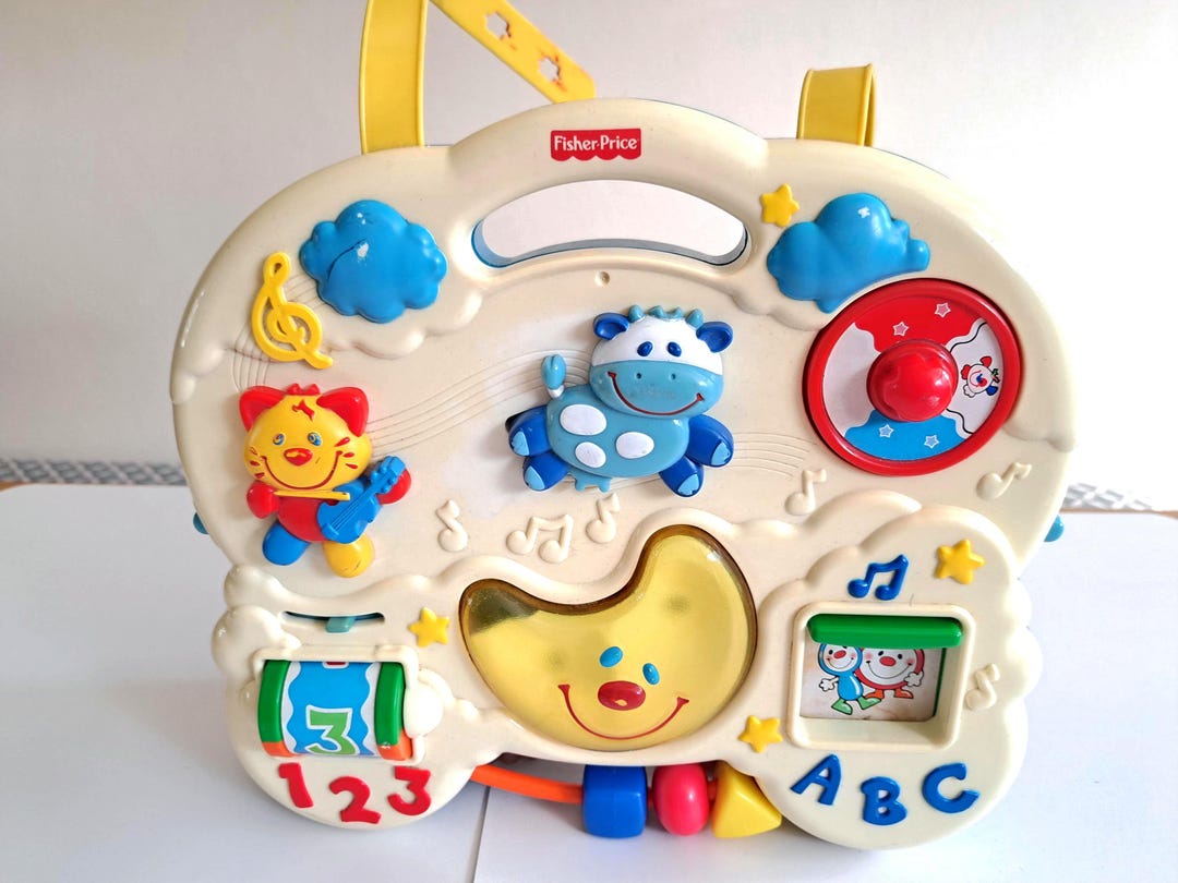 2001 Fisher Price Activity Center, Crib or Playpen Toys for Baby, Motor ...