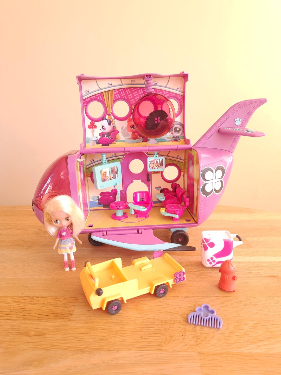 Blythe LPS Jet Set, Littlest Pet Shop Playset Airplane Playhouse - Etsy