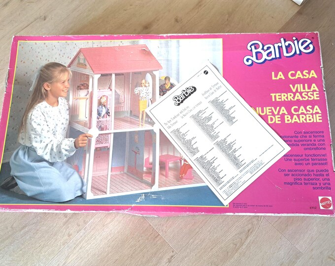 Barbie House 1988 Casa Dreamhouse With Original Box and Manual! Vintage ...