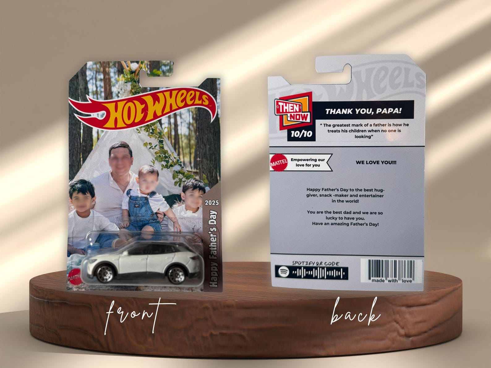 Personalized Hot Wheels Card Template | Canva Template | Custom Photo ...