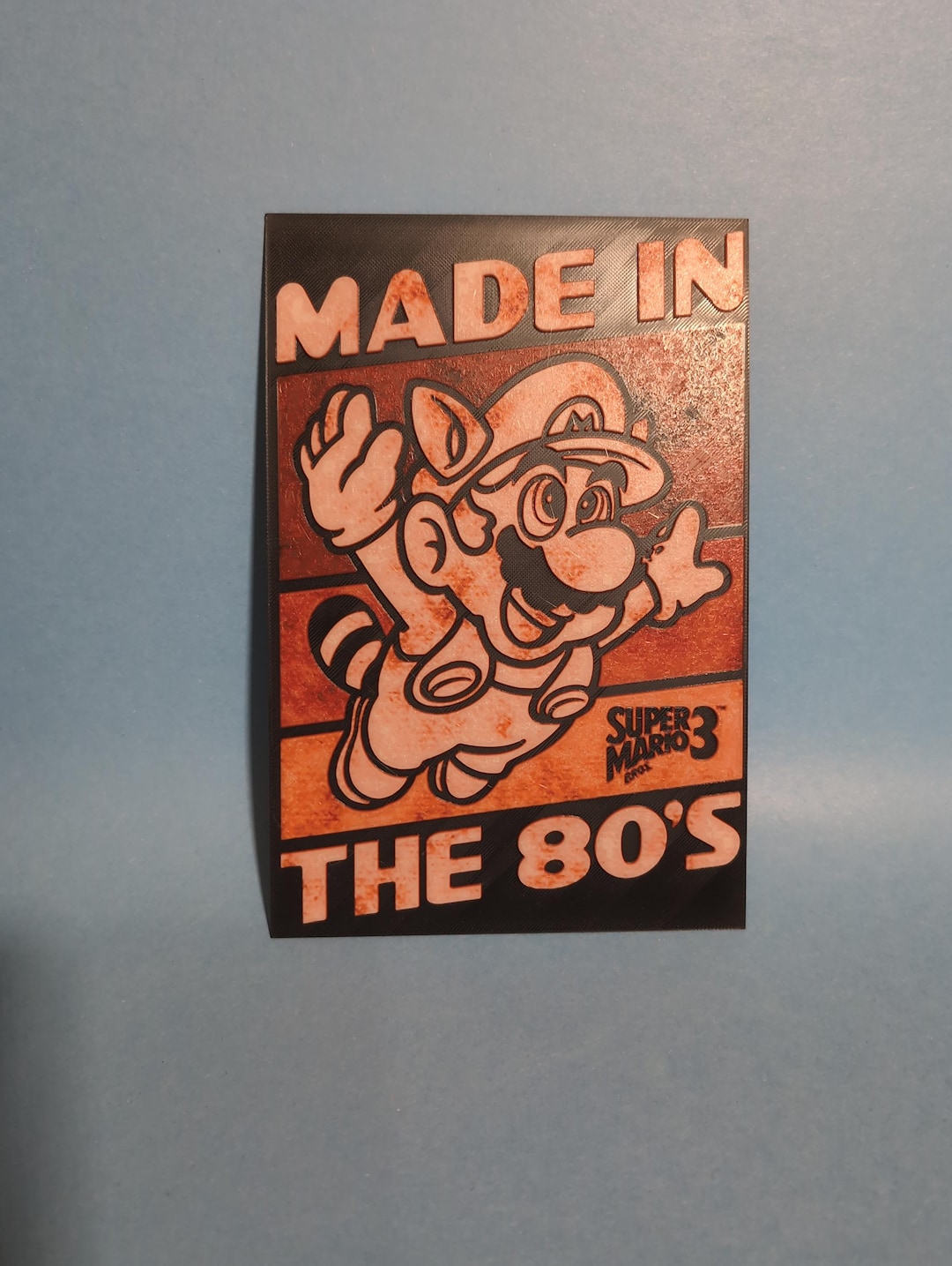 Mario 3D Printed Wall Art - Etsy