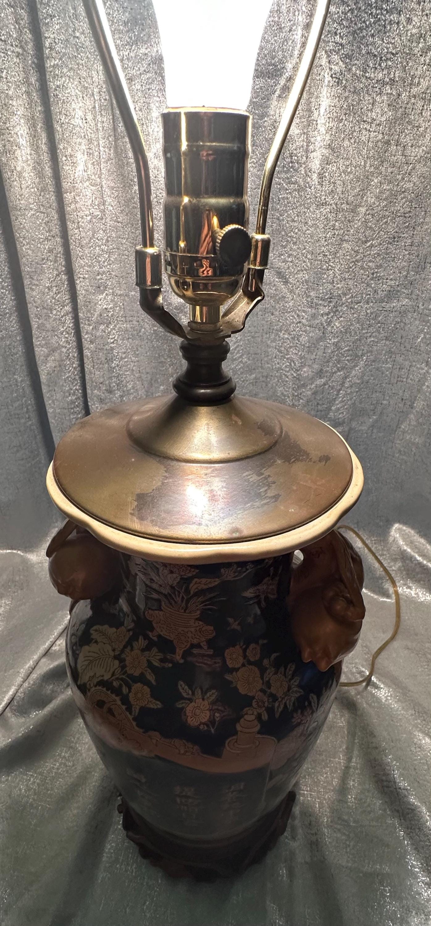 Vintage Asian or Chinese Ginger Jar Style, Large Scale Table Lamp - Etsy