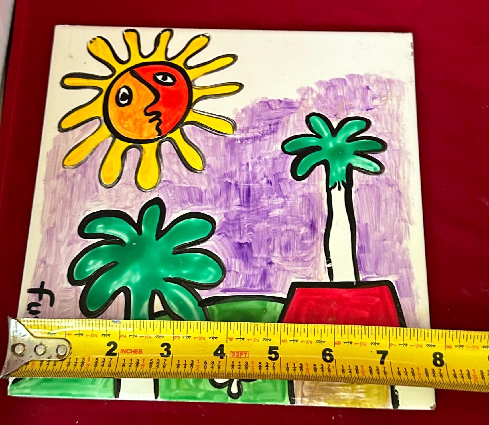 Jose Fuster Authentic Cuban Tile Painting - Etsy