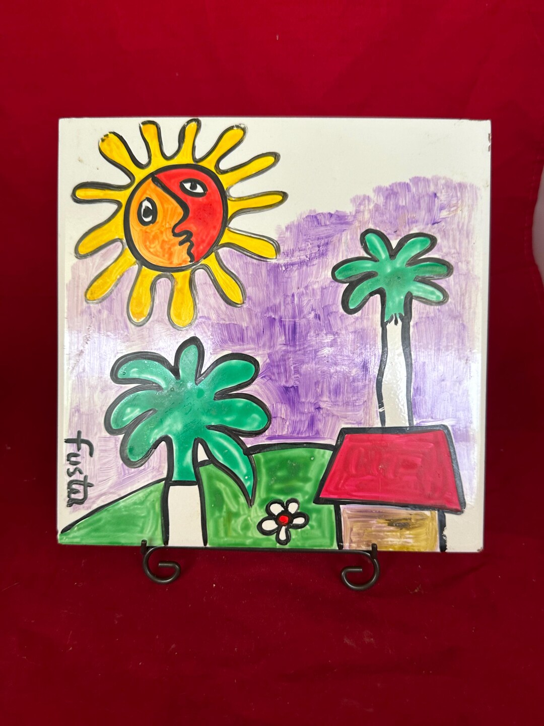 Jose Fuster Authentic Cuban Tile Painting - Etsy