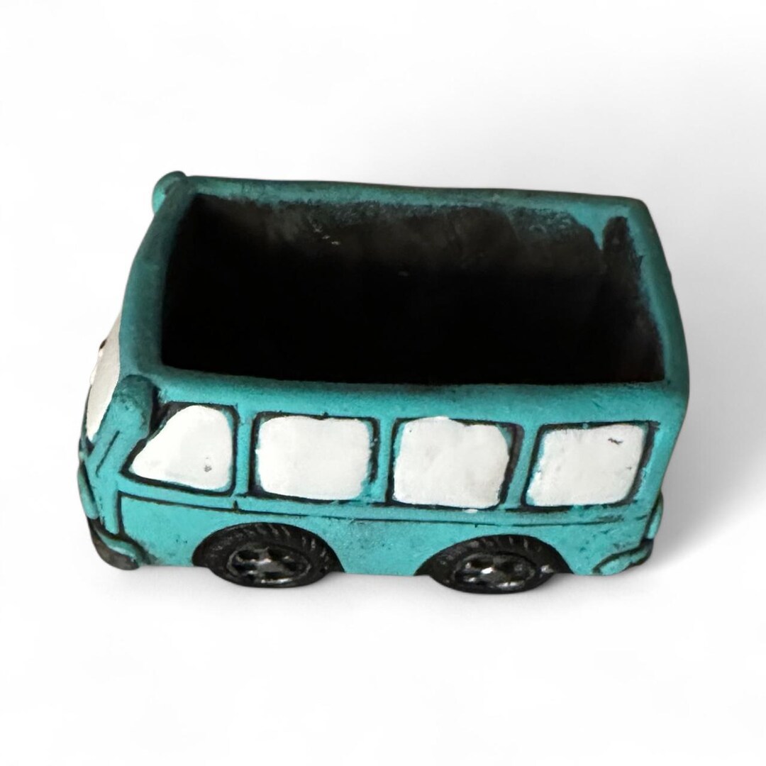 Hand Painted Vintage Van Planter - Etsy