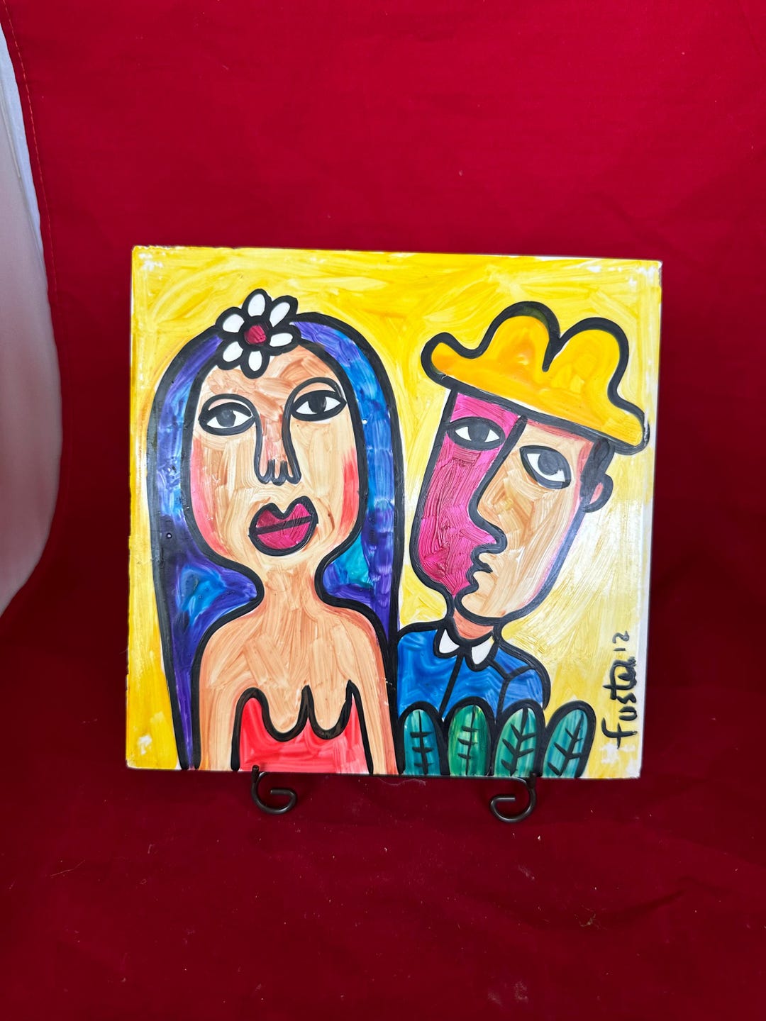 Jose Fuster Authentic Cuban Tile Painting 12 - Etsy