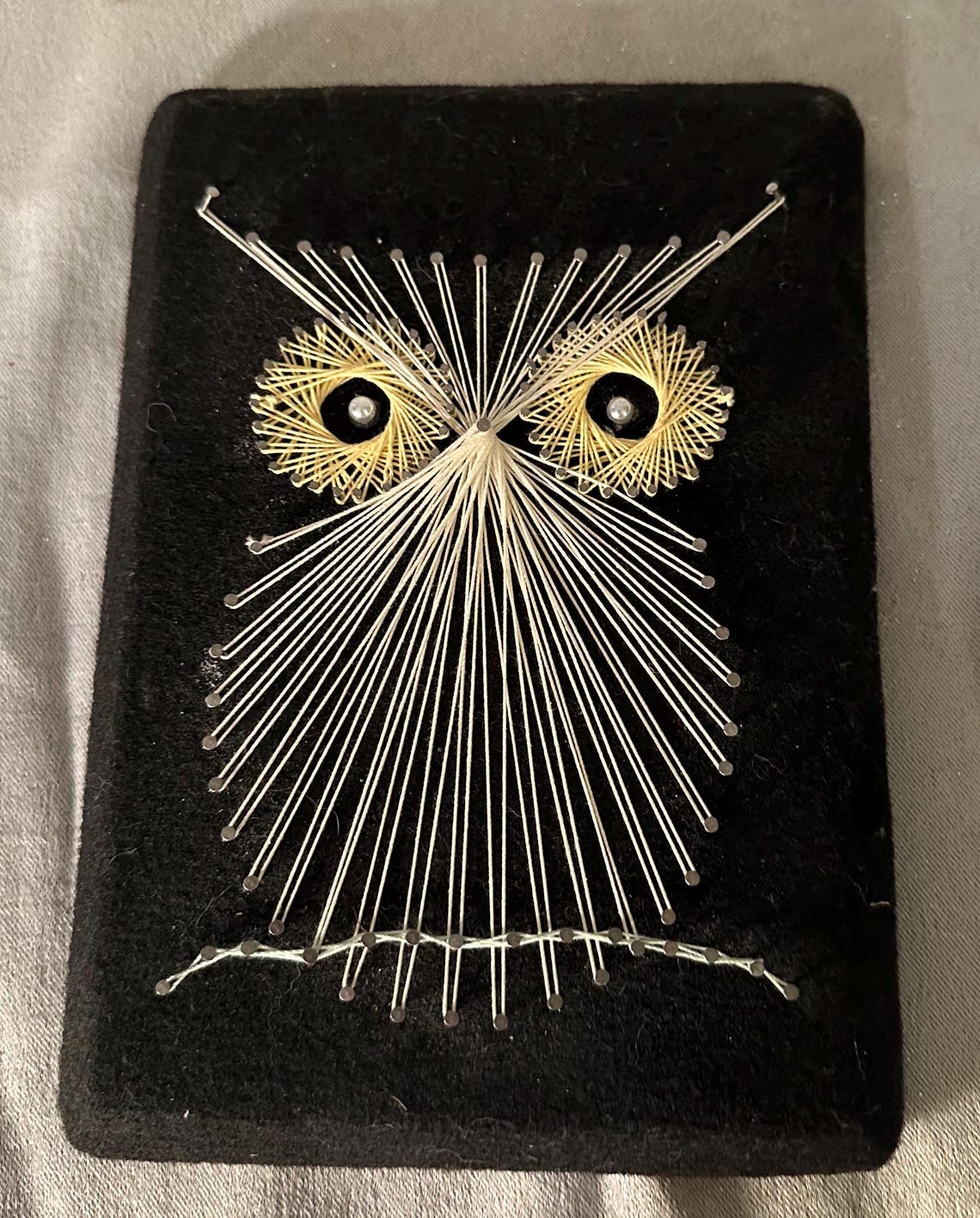 Vintage Mid Century 3 Dimensional Owl String Art - Etsy
