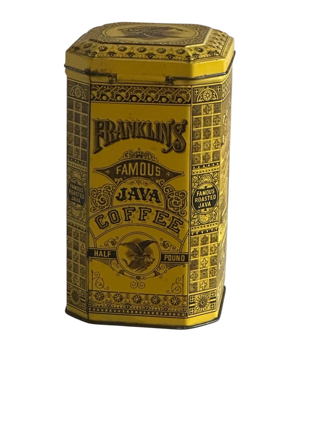 Vintage Franklin's Famous Java Coffee Tin - Etsy