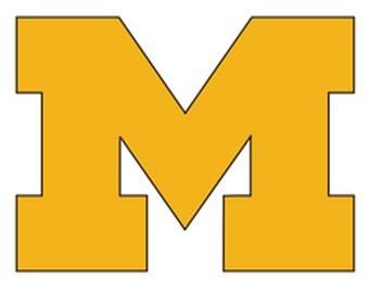 University of michigan decal | Etsy
