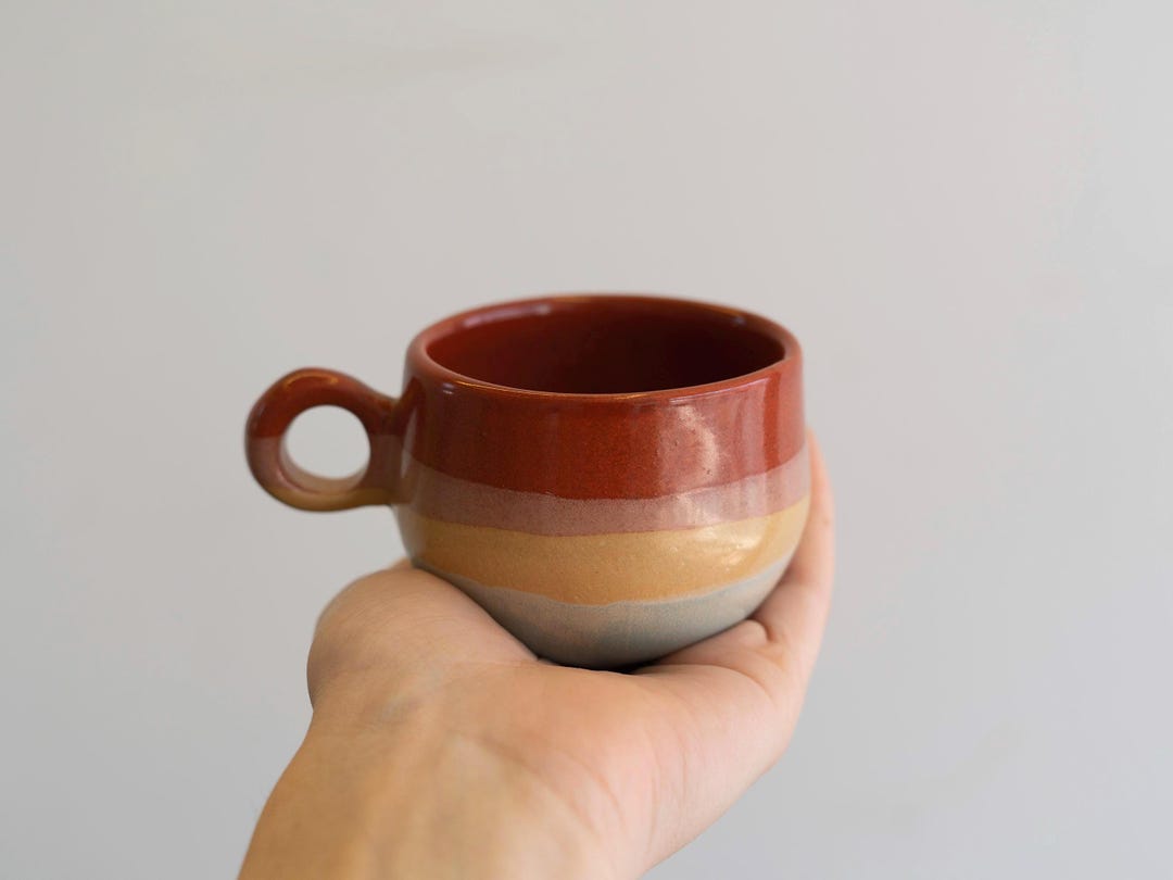 Handmade Roly-poly Ceramic Mug: 5 Oz Coffee Mug - Etsy