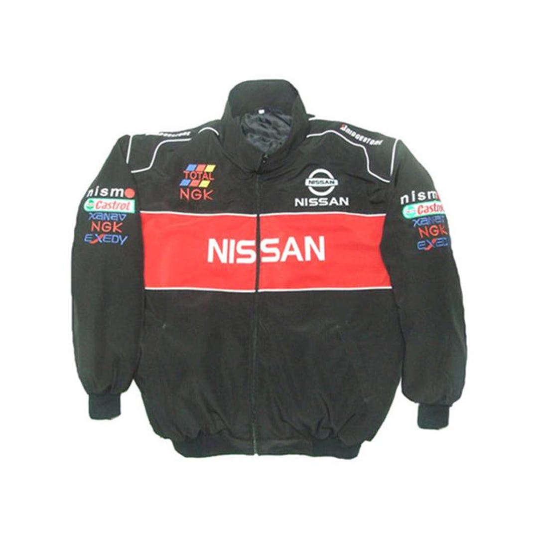 Nissan Racing Jacket Vintage Logo Racing Jacket Retro Bomber Sports ...