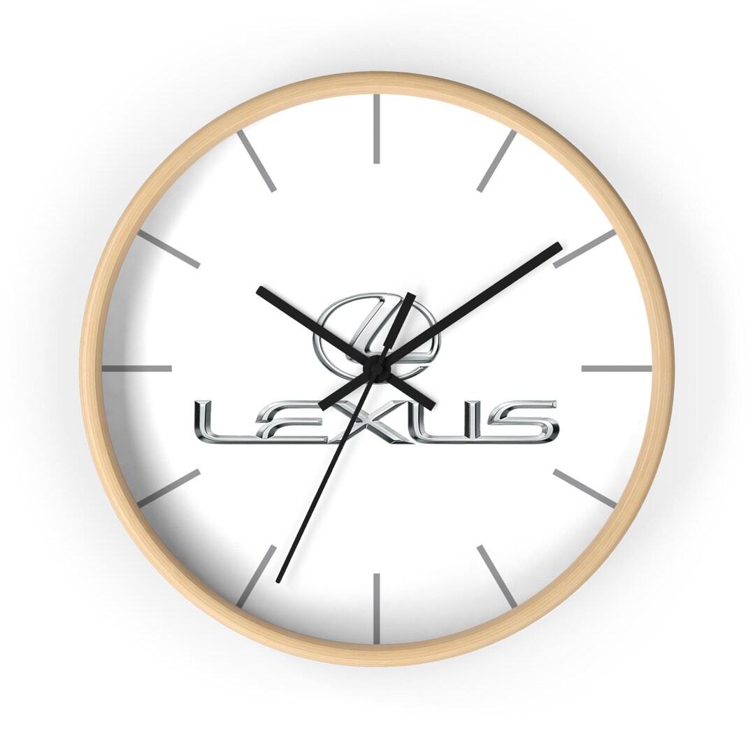 Lexus Wall Clock, Logo Wall Clock, Custom Wall Clock, Personalized Wall ...