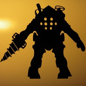 Big Daddy Vinyl Rub on Decal Sticker Bioshock Macbook - Etsy