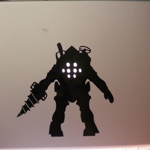 Big Daddy Vinyl Rub on Decal Sticker Bioshock Macbook - Etsy