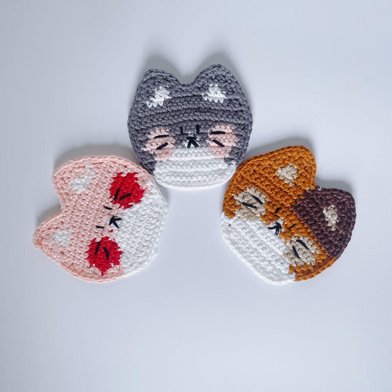 Crochet Cat Face - Etsy