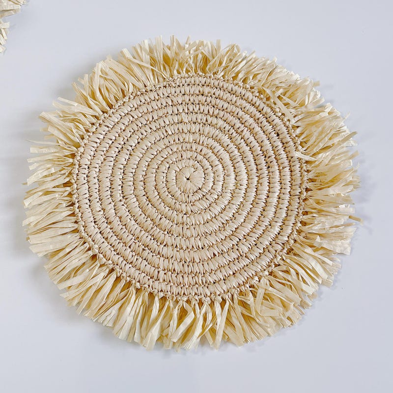 Raffia Placemat - Etsy