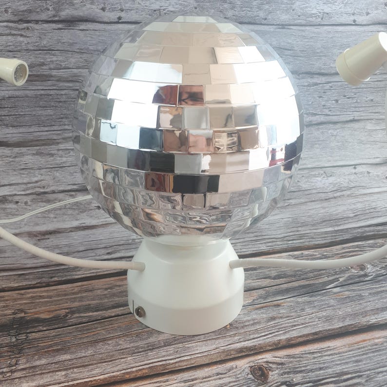 Ikea Dansa Pendant Lamp Disco Light LED Rotating Sphere Disco Ball ...
