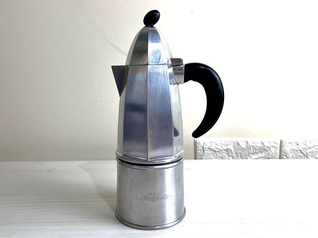 Inoxpran Reginella 4-6 Cup Coffee Maker in Aluminum Made in Italy ...