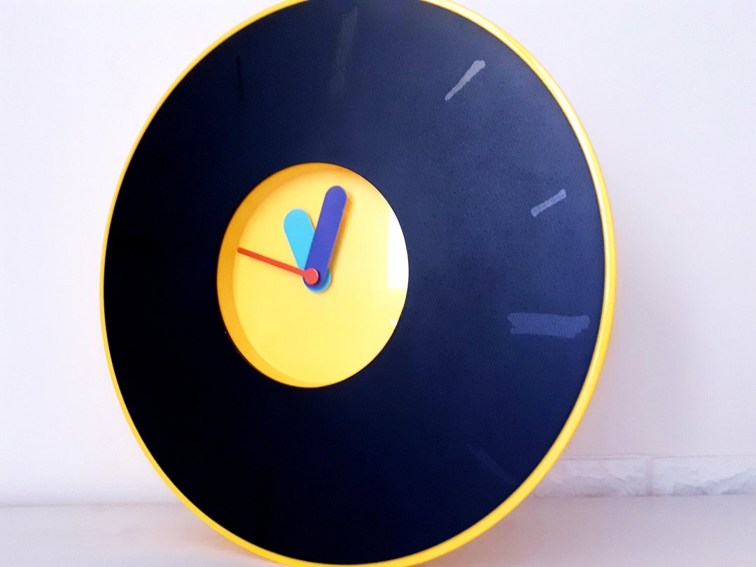 IKEA PLADDRA Wall Clock Memphis Style Modern Retro Vintage Classic Wall ...