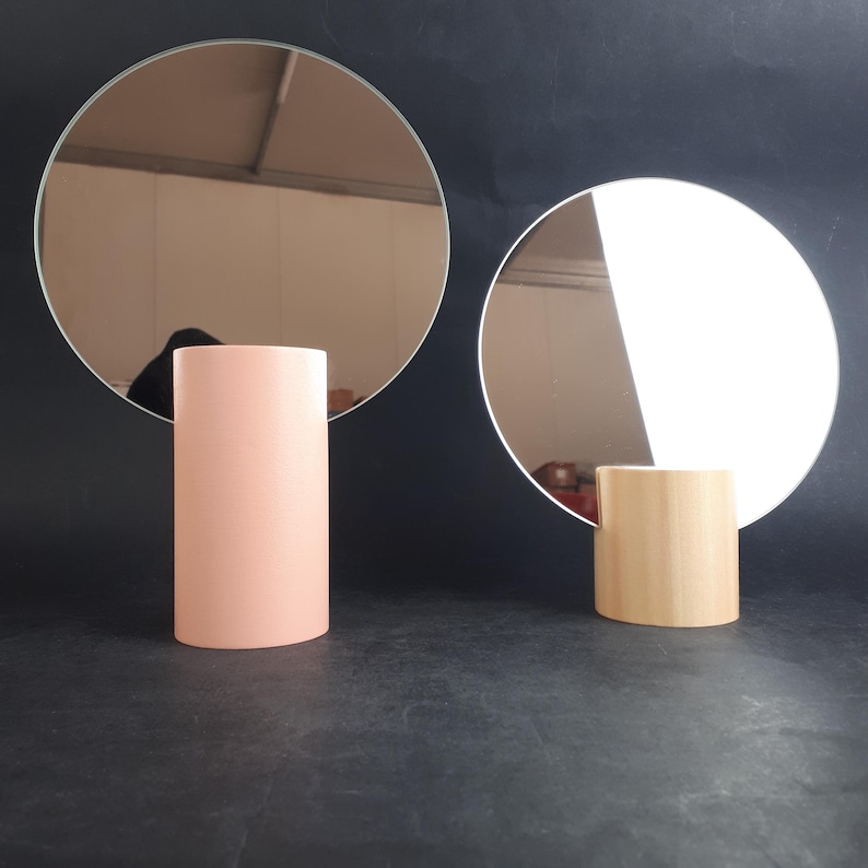 IKEA Liholen Vintage 90s Mirror Set – Round Tabletop or Wall-mounted ...
