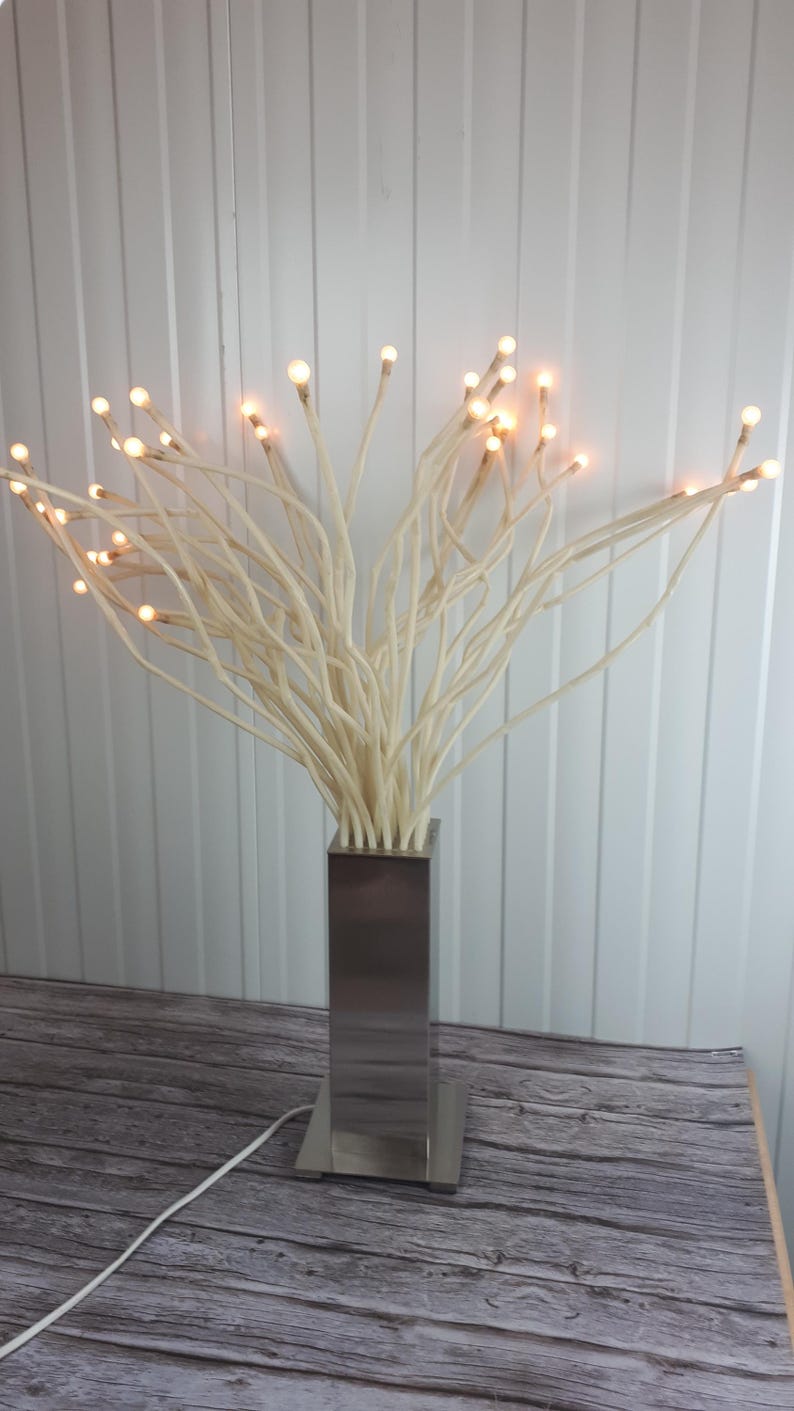 IKEA STRANNE LED Table Lamp in Steel Medusa Design Luminous Branches ...