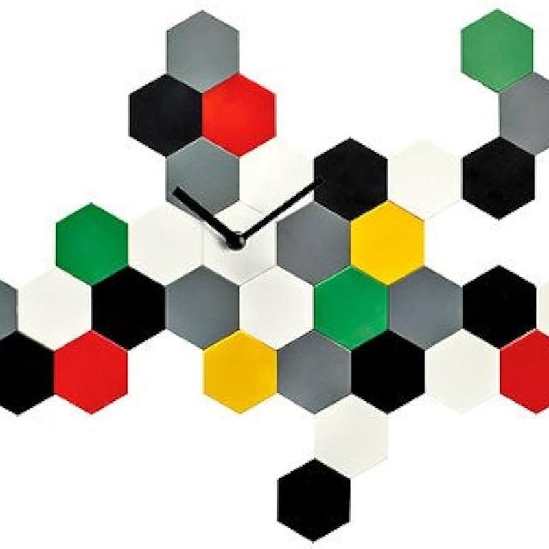 Memphis Design Clock - Etsy UK