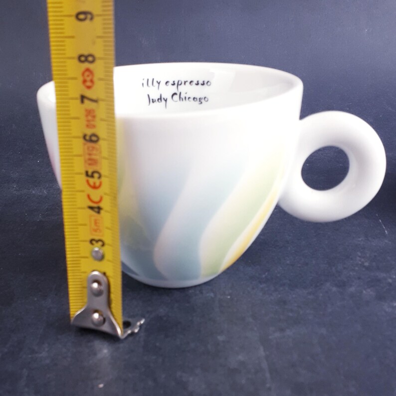 Illy Art Collection Judy Chicago Blu – Pair of Cappuccino Cups With ...