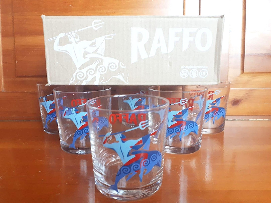 Raffo Beer Glasses Set of 6 Pcs 20 Cl NEW Made in Italy Italian Beer ...