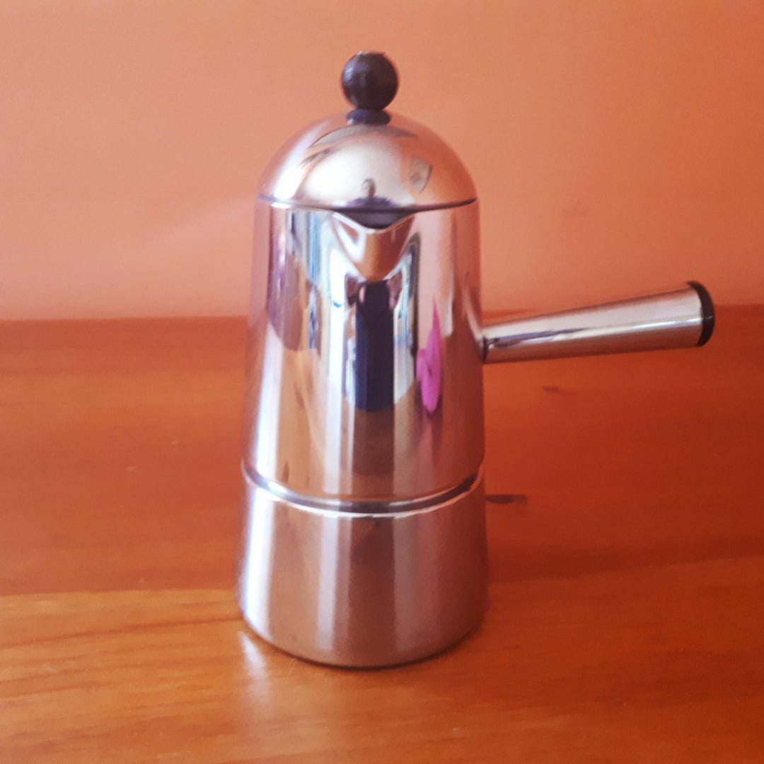 Lavazza Carmencita 2/3 Cup Coffee Maker 18/10 Stainless Steel Balzano ...