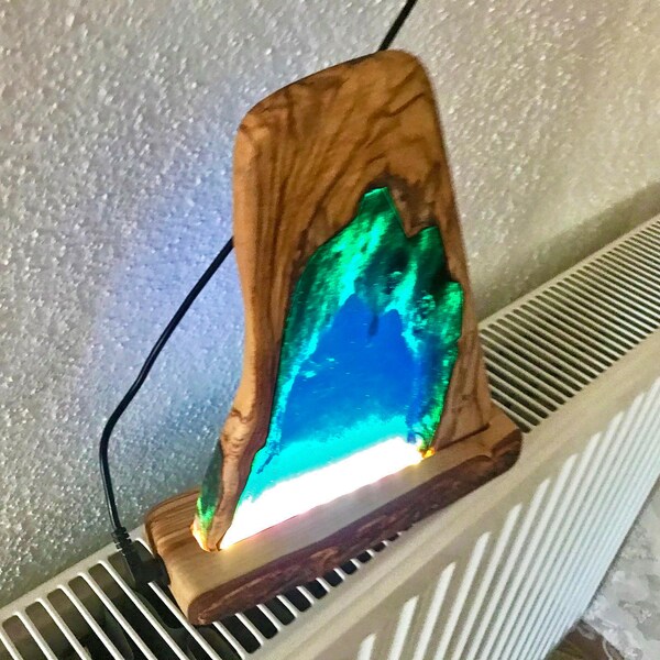 Led Resin Table - Etsy