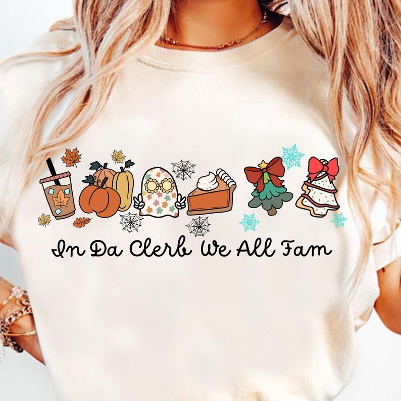 In Da Clerb We All Fam Png, Christmas Png, Hallowthanksmas Png ...