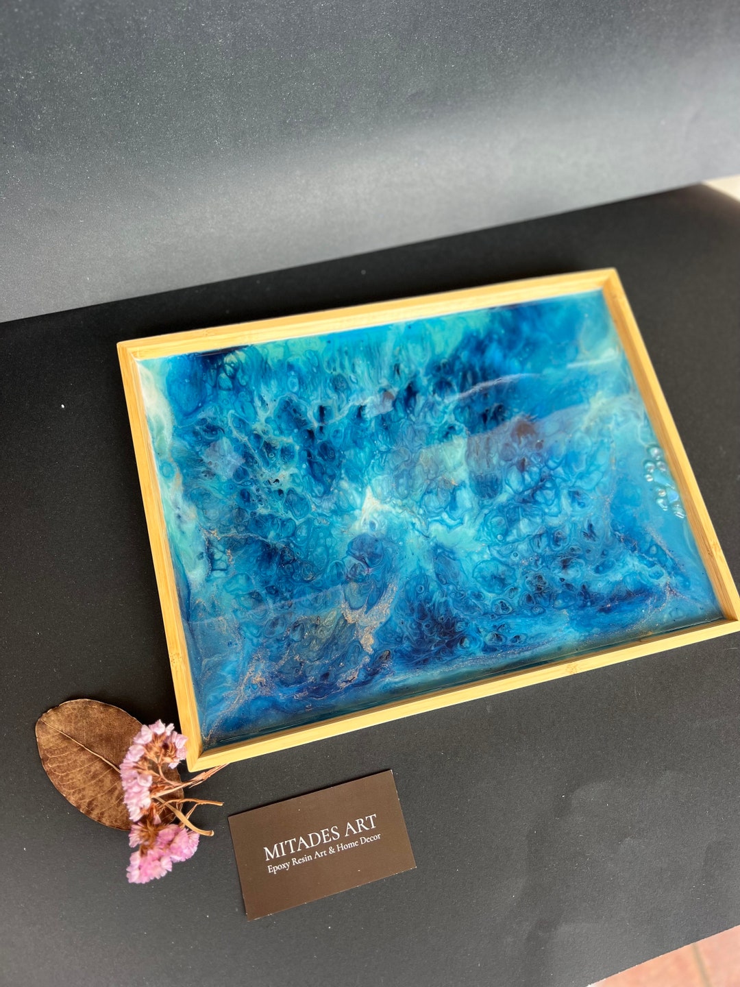 Tray Made From Epoxy Resin and Wood. - Etsy