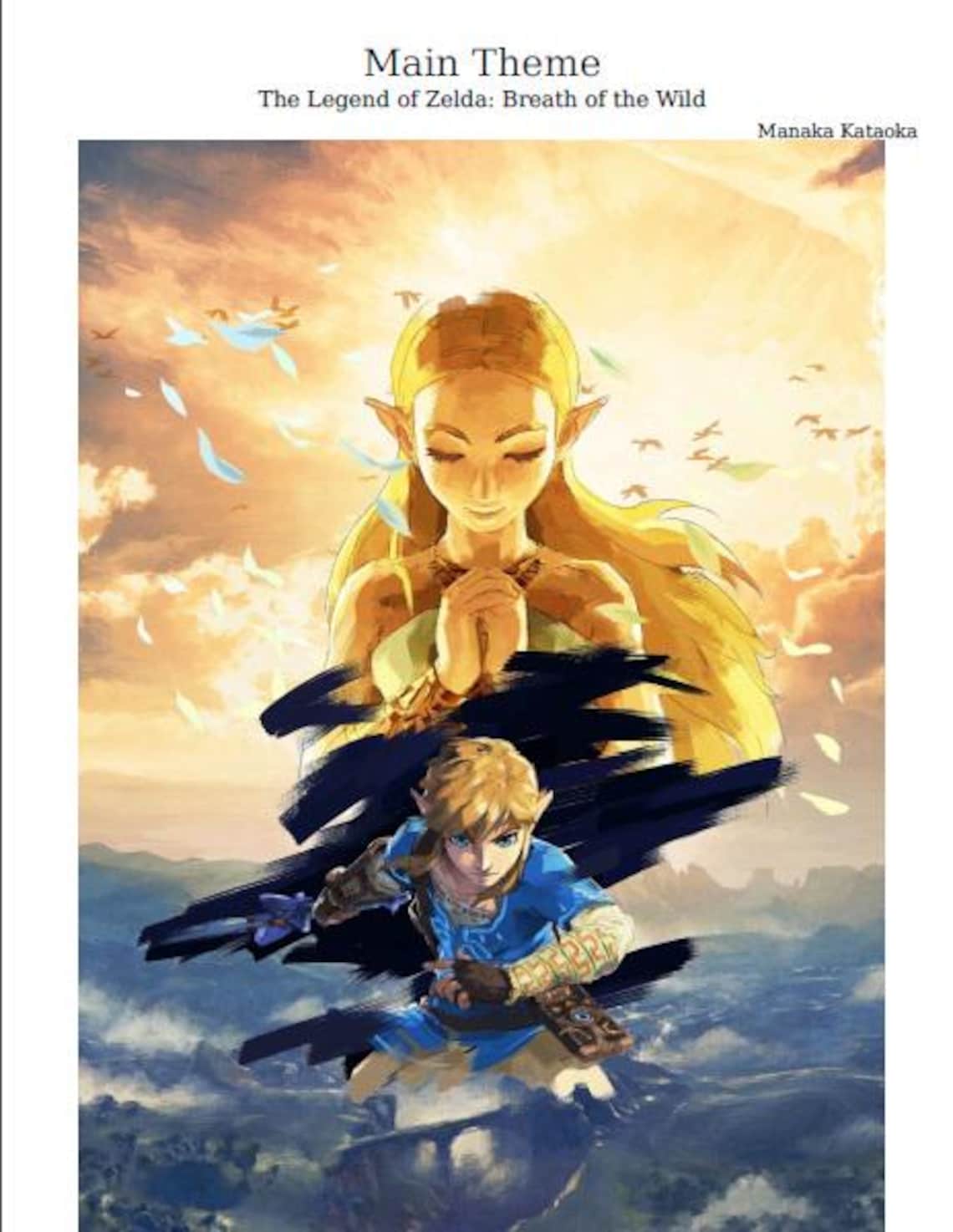 Main Theme - Legend of Zelda: Breath of the Wild | Piano Sheet Music ...