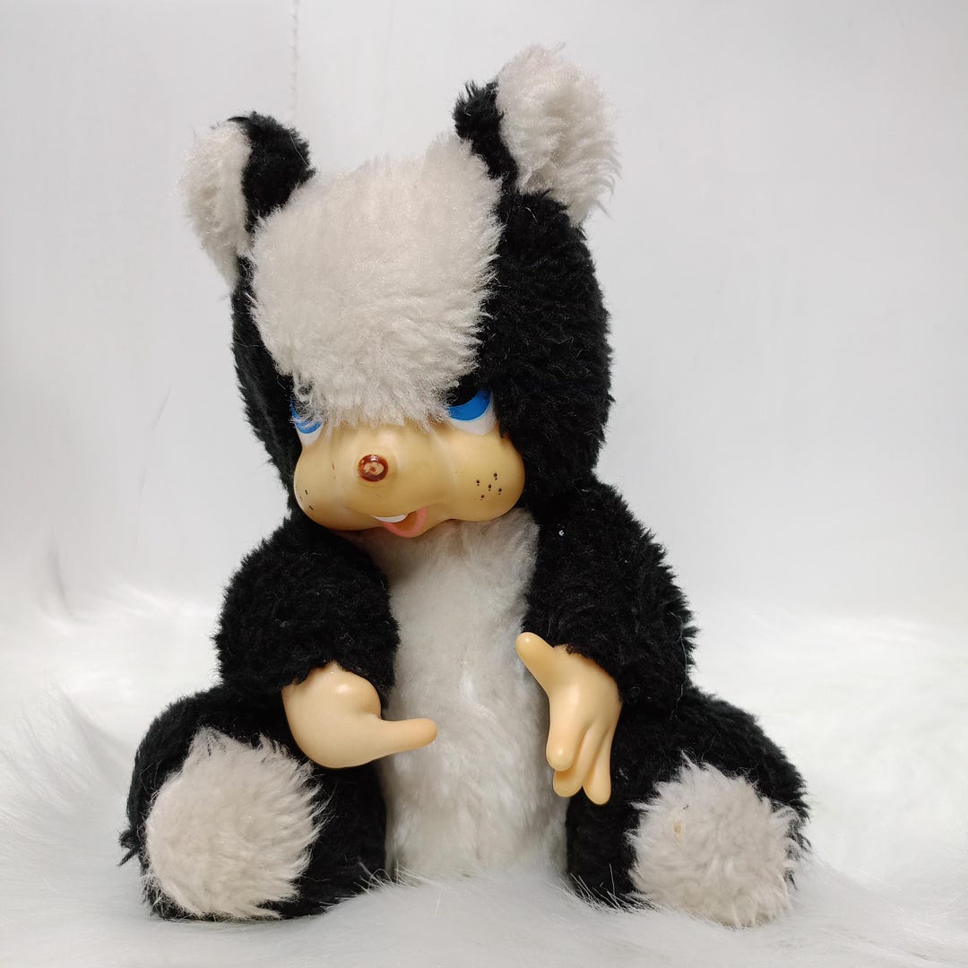 Vintage Russ 7 Inch Sybil Skunk Thumb Sucker Stuffed Doll W/rubber Face ...