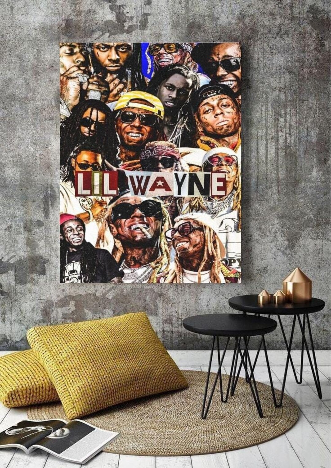 Lil Wayne Music Poster,canvas Poster,wall Decor,wall Art - Etsy