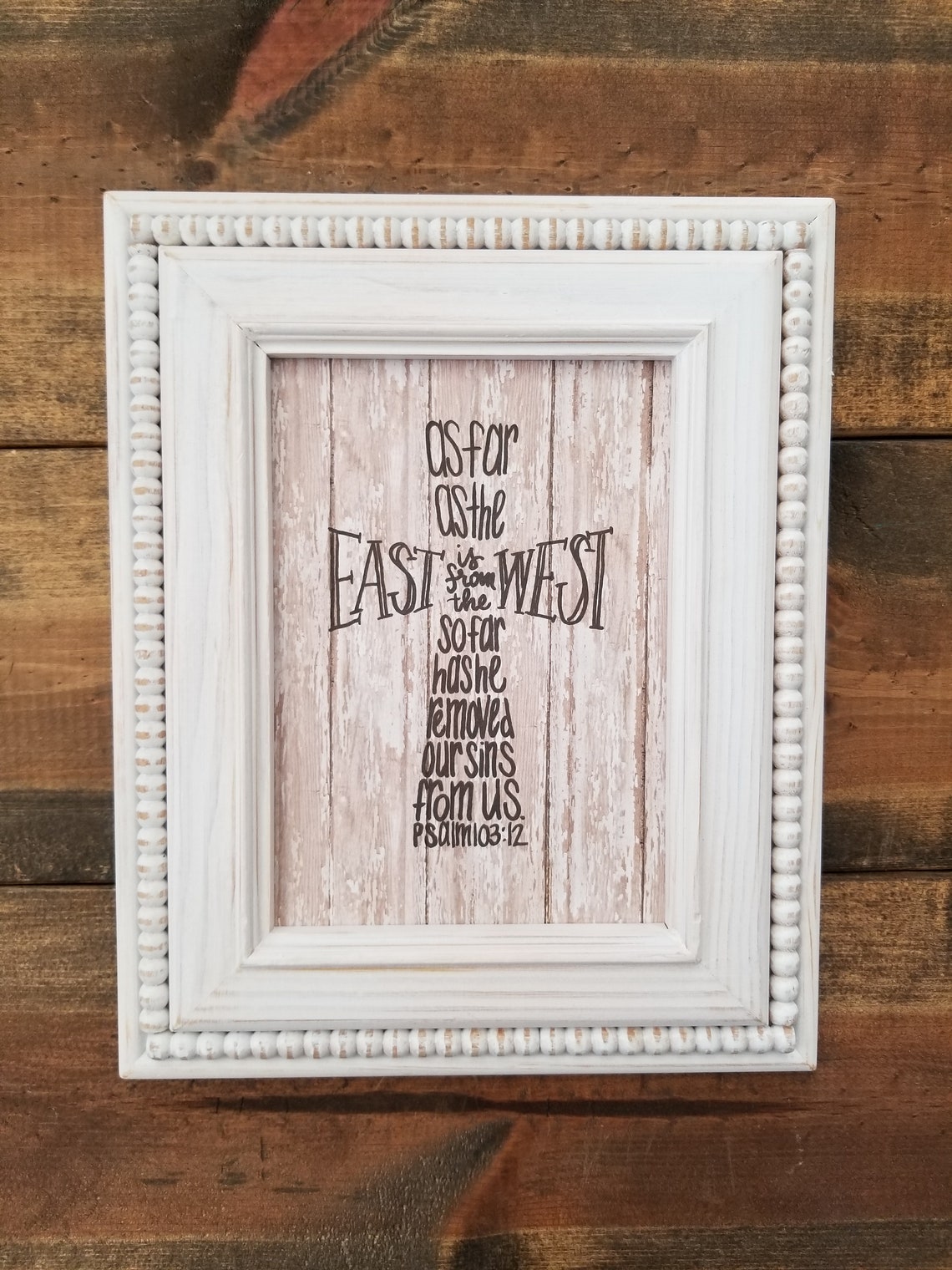 Handwritten Cross Word Art//5x7 Unframed//reproduction - Etsy