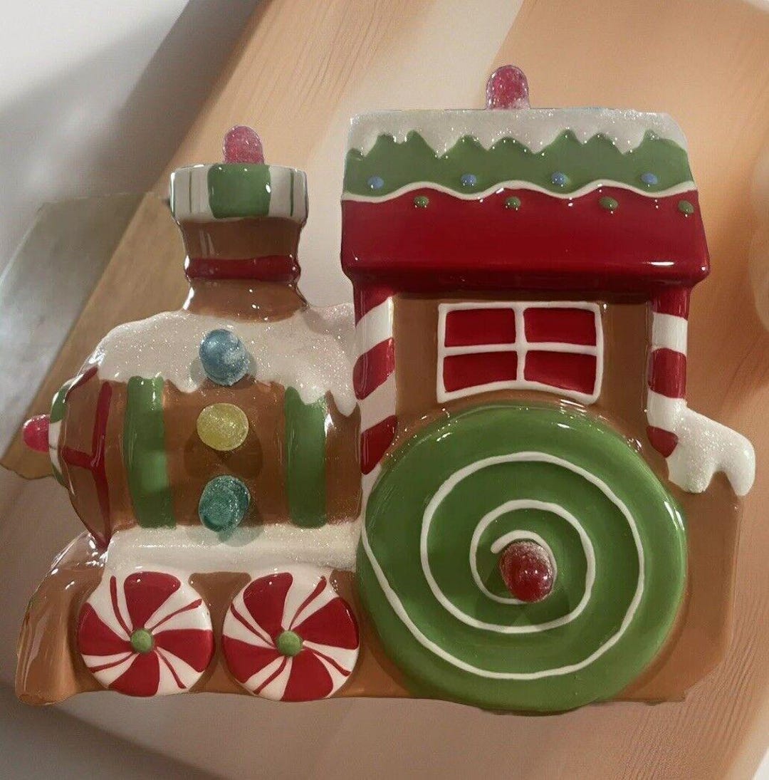 Hallmark Christmas Express Gingerbread Train Engine Musical, Lights up Granny Core - Etsy