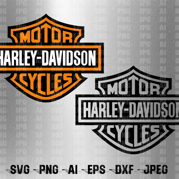 Harley Davidson Svg - Etsy