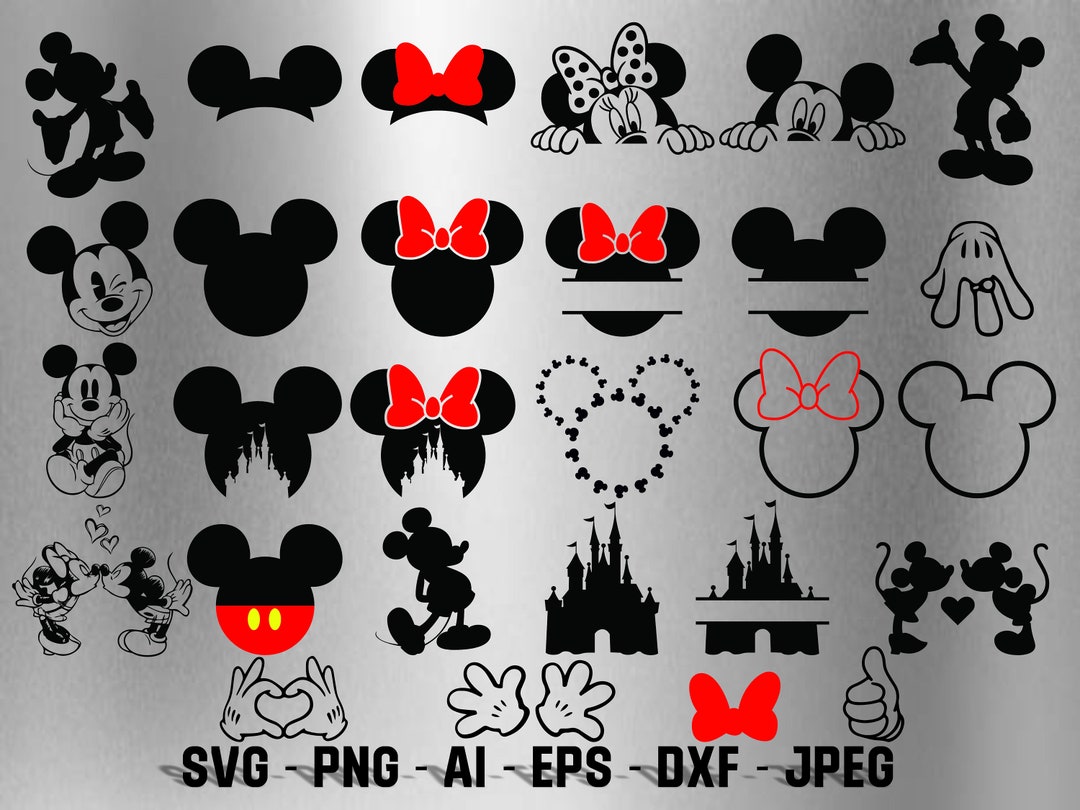 Mouse Vector SVG Bundle, Clipart, Eps, Png, Ai, Pdf, Layered Digital ...